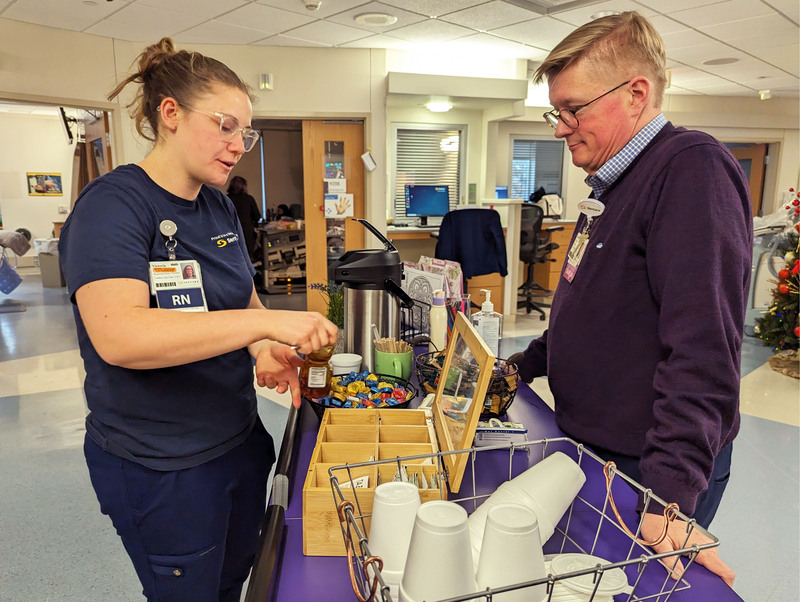 Lavender Cart boosts hospital morale